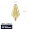 Bulbrite 60-Watt Diamond Incadescent Medium Base (E26) Grand Filament ...