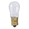 Bulbrite 6w S6 Clear Dimmable (E12) Candelabra Screw Base, Warm Wht ...