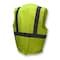 Radians SV2Z Economy Class 2 Solid Safety Vest W/ Zipper, Hi-Vis Green ...