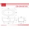 Castello Usa Manhattan 59" Solid Surface Freestanding Bathtub in White ...