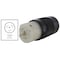 Ac Works Locking Connector, Non-NEMA, 50 A, 250V AC, Three Phase, 3 ...