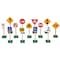 Guidecraft 7in Traffic Signs, 13 Per Set G309 | Zoro
