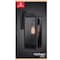 Globe Electric Vintage 1-Light Matte Black Hurley Wall Sconce 44314 | Zoro