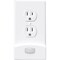 Westek LumiCover Motion Activated White 1 gang Plastic Duplex ...