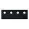 National Hardware 3-1/8 in. L Matte Black Steel Sliding Door Hardware ...