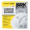 First Alert BRK Hard-Wired w/Battery Back-up Electrochemical Carbon ...