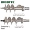 Lem Big Bite Brushed Silver 1 speed 7 lb Meat Grinder .5 HP 17791 | Zoro