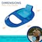 Swimways Swimways Blue Fabric/Mesh Inflatable Recliner Pool Float ...