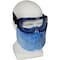 Kleenguard V90 Series Face Shield, Blue Frame, Clear Lens 18629 | Zoro