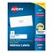 Avery Dennison Address Labels, 1x4, 20/Sh, PK5000 5961 | Zoro