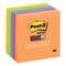 Post-It Pads in Energy Boost Collection Colors, 3" x 3", 90 Sheets/Pad ...