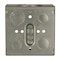 Raco Electrical Box, 66.7 cu in, Data Box Type, 2 Gangs, Steel, Square ...
