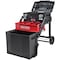 Craftsman Multi-Level Workshop, Black/Red, Plastic, Metal, 22 in W x 16 ...