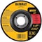 Dewalt Depressed Center Cut-Off Wheel, Type 27, 4 1/2 in Dia, 0.045 in ...