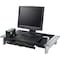 Fellowes Monitor Riser, Black/Silver 8031001 | Zoro