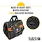 Klein Tools Tool Bag, Black, Polyester, 42 Pockets 55469 | Zoro