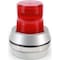 Edwards Signaling Flashing Light with Horn, Red Lens, Silver Base ...
