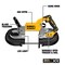 Dewalt Portable Band Saw, 20V DC, 44 7/8 in Blade Length DCS374B | Zoro