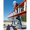 Louisville 24 ft Fiberglass Extension Ladder, 300 lb Load Capacity ...