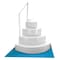 Blue Wave Products Wedding Cake Above Ground Pool Step, w/Li NE110WH | Zoro
