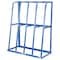 Vestil Starter Vertical Bar Rack, 24 in D, 48 in W, 4 Shelves, Blue ...