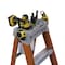 Louisville 4 ft Fiberglass Stepladder, 300 lb Capacity FS1504 | Zoro