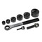 Klein Tools 53732SEN $257.84 9 Piece Knockout Punch Set with Wrench, 10 ...