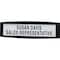 Fellowes Name Plate, ABS Plastic, Black 75906 | Zoro