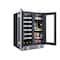 Avallon 24 Inch Wide 21 Bottle Capacity and 64 Can Capacity Beverage ...
