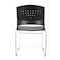 Officesource Tower Collection Stackable Side Chair with Chrome Frame ...
