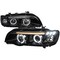 Spec-D Tuning 01-03 Bmw E53 X5 Halo LED Projector Headlight Black ...
