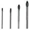 Mibro 4-Piece Industrial Carbide Glass and Tile Drill Bit Set 456831 | Zoro