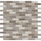 Msi Arctic Storm SAMPLE Honed Marble Mesh-Mounted Mosaic Floor And Wall ...