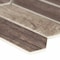 Ackland Sample Roman Timber Spire Glossy Glass Wood Look Picket Mosaic ...