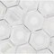 Msi Medici Silver Pattern SAMPLE Stone Metal Blend Mesh-Mounted Mosaic ...