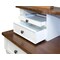 Martin Furniture Durham Computer Desk in Weathered White IMDU689 | Zoro