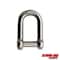 Extreme Max 3006.8399 BoatTector Stainless Steel D Shackle with No-Snag ...