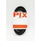 Pix SPZ1600 Metric V-Belt, 1600 mm Outside Length, 10 mm Top Width, 8 ...