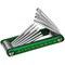 Performance Tool 10-Pc Aluminum Folding Star Key Set W9134 | Zoro