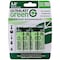 Ultralast Green Everyday Rechargeables AA Batteries, Pack/4 ULGED4AA | Zoro