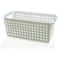 Basicwise Storage Totes, White, Plastic, 3 PK QI003238.3 | Zoro