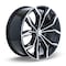Rtx Alloy Wheel, Black Widow 17x7.5 5x114.3 ET42 CB73.1 Black Machined ...