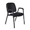 Regency Ace Vinyl Guest Stacking Chair with Arms (18 pack)- Black ...