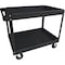 Lorell Utility Cart, Steel, 400 lbs Load Capacity, 30 in L, 16 in W, 32 ...