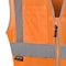 Pioneer Mesh Safety Vest, Orange, Medium, 2 Stripe V1025250U-M | Zoro