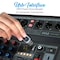 Pyle PyleProfessional DJ Audio Mixer - 3-Channel, USB Interface, 3 Mic ...