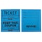 Moolah "Keep This Coupon" Double Raffle Ticket Roll, Blue, Pack of 2 ...
