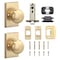Sure-Loc Hardware Oakley Privacy Knob, Satin Brass OK102 SB | Zoro