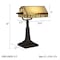 Hastings Home Tiffany Style Bankers LED Desk Lamp 149317ZGW | Zoro