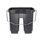 Alpine Industries 486-D $19.99 19.5 Qt. Gray Divided Plastic Bucket ...